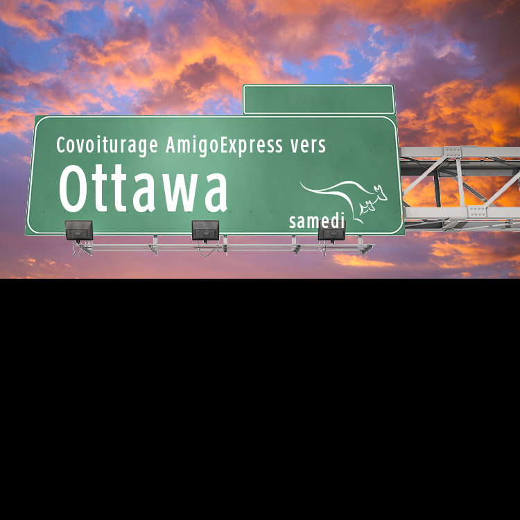 Covoiturage de Montréal, QC vers Ottawa, ON le Samedi le 4 avril à 07: ...